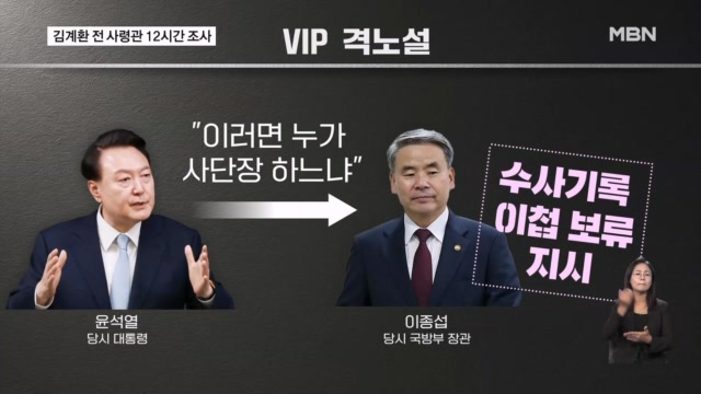 순직 해병 특검, 'VIP 격노설' 김계환 12시간 조사…"추가 소환 검토"